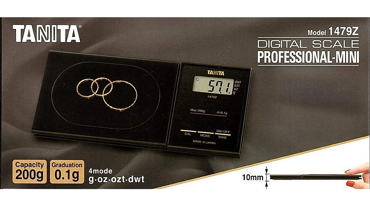 Tanita 1479Z Digital Mini Scale - Accurate & Compact