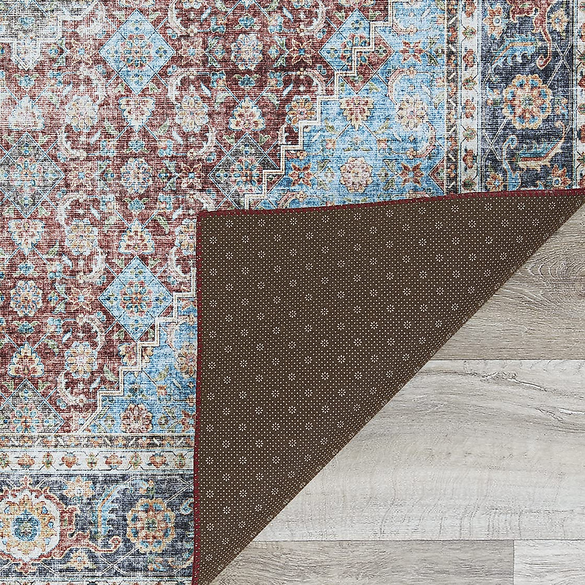 Couristan Pasha Nahavand Area Rug, 9' x 12', Cabernet