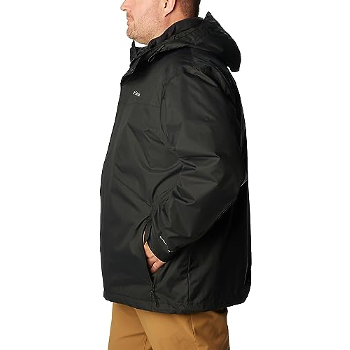 Columbia Men's Tunnel Falls Interchange Jacket, Black, Large