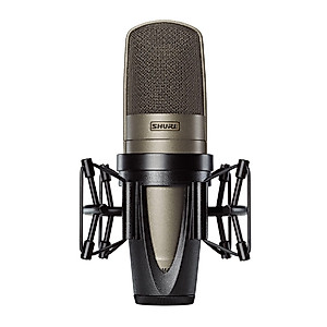 Shure KSM42 Cardioid Condenser Microphone - Large Dual-Diaphragm Side-Address Mic for World Class Vocals, with Prethos Advanced Preamplifier Technology, Ultra-Wide Dynamic Range & Internal Shock Mount