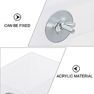 VILLCASE Bird Cage Feeder Automatic Pigeon Bird Feeder, Bird Feeder Automatic Pet Feeder Bird Food Container Tool Feeding Tool for Parrot Pigeon Parakeet Canary Cockatiel 2PCS Parakeet Cage