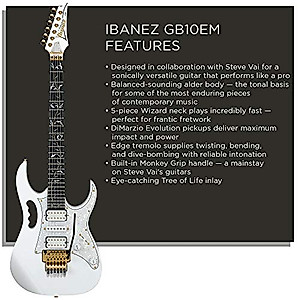 Ibanez Steve Vai Signature Premium JEM7VP - White