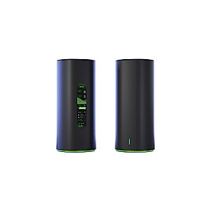 AmpliFi Alien WiFi 6 WiFi System, Seamless Whole Home Wireless Internet Coverage, WiFi Router with Touchscreen Display, 4 Gigabit Ethernet Ports, Ethernet Cable, and MeshPoint