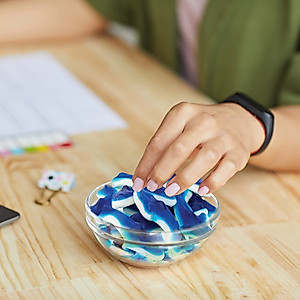 Funtasty Blue Sharks Gummy Candy, Blue Raspberry Marshmallow Flavor - 11-Ounce Bag