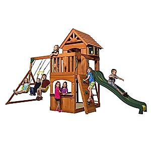 Backyard Discovery Atlantis All Cedar Wooden Swing Set