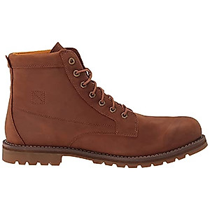 Timberland Men's Redwood Falls Waterproof Boots, Rust Full Grain, 10