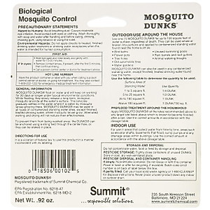 Summit Mosquito Dunks