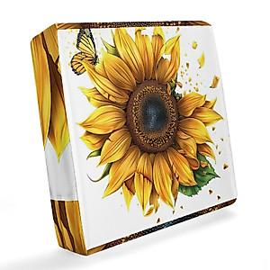 Joint Gou Outdoor Cushion Covers for Patio, Plant Waterproof Couch Cushion Covers, Flowering Plant Chair Cushion Slipcovers Furniture Protector Seat Cushion Cover