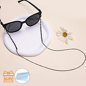 BILIONE Glasses Chain for Women, Sunglass Holder Straps Around Neck, Eyewear Cord Lanyard (4pcs-a)