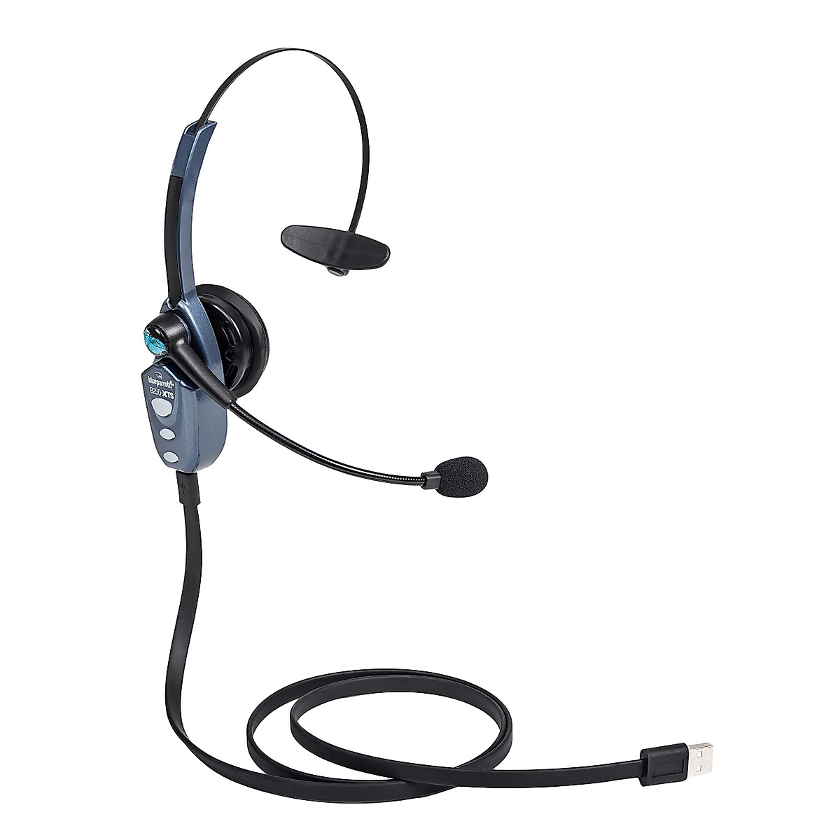 BlueParrott B250-XTS Bluetooth Headset with USB-A Charging, Noise Cancelling Headset, Long Battery Life, Easily Connect to Multiple Devices at Once