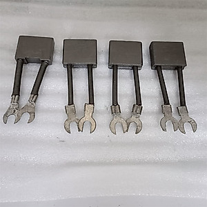 JWDAWN 4Pcs Motor Carbon Brush Graphite Brush 10 * 32 * 26 10x32x26 mm for Electric Forklift Pallet Truck Stacker Motor Accessories