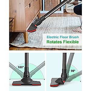 GOXIFACA Corded Stick Vacuum, 600W Powerful 20KPa Suction Vacuum Cleaner, 1.5L Dust Cup, 5 in 1 Lightweight Household Stick Vaccum for Hardwood Floor Carpet and Pet Hair
