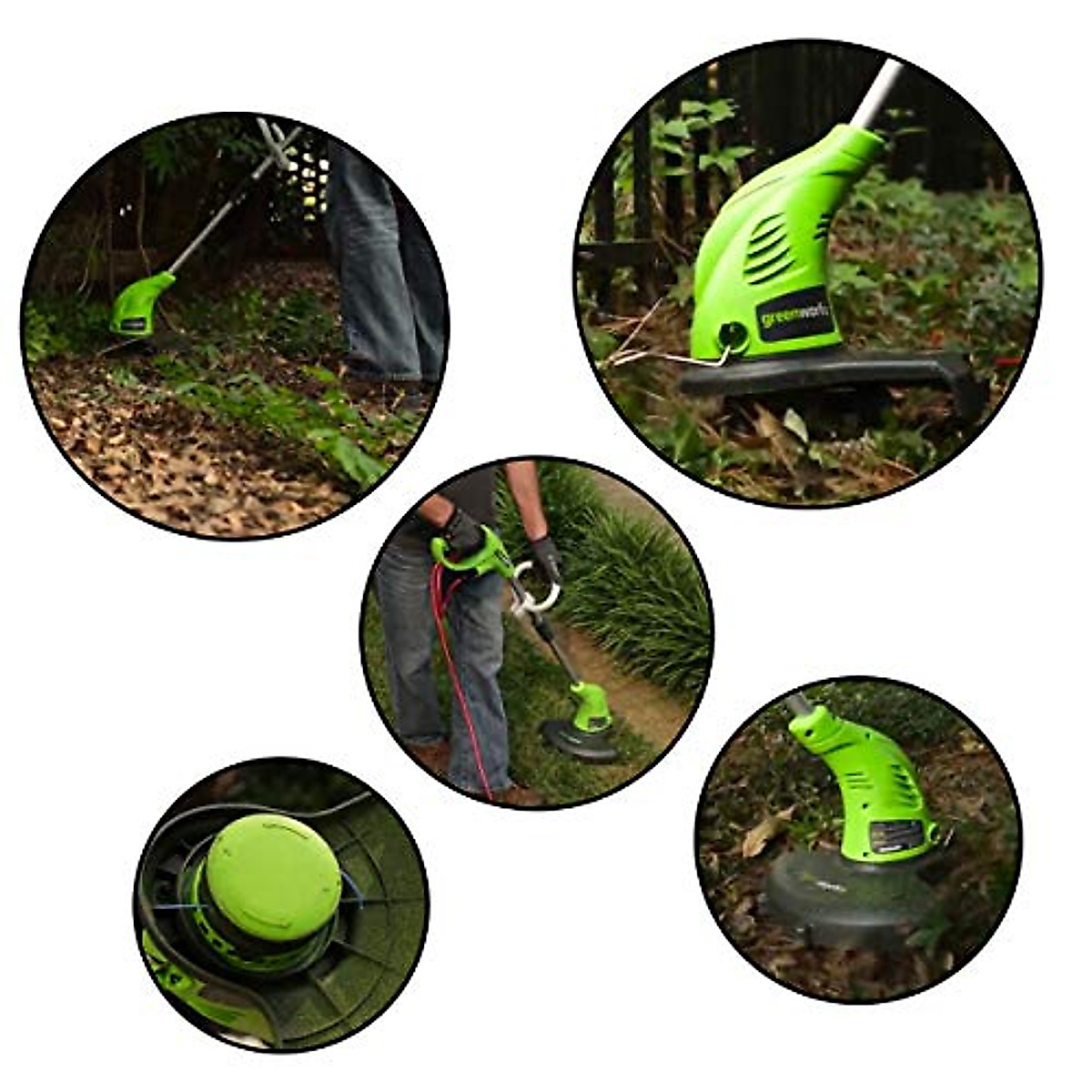 Weed Eater Dual Line - Replacement String Trimmer Line Spools for Greenworks 21212 and 21272