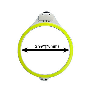 Microscope Ring Light USB Light, 76mm Big Working Space USB LED Adjustable Ring Light Illuminator Souce Lamp for Binocular Trinocular Stereo Zoom Video Microscope