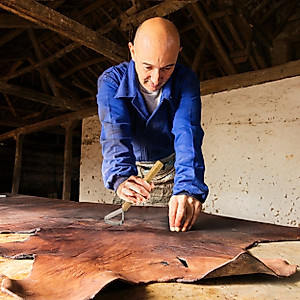 Redneck Convent Pelt Scraper Fleshing Tool, Hide Scraper Flesher – Hide Tanning Kit, Leather Making Tools, Taxidermy Supplies