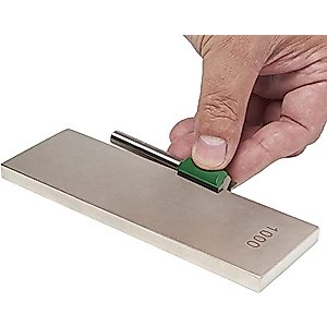 Trend Complete Sharpening Set: 6 Inch Diamond Bench Stone, Tapered File, Leather Strop, Lapping Fluid, Mirror Paste, Cleaning Block & Storage Case, DWS/KIT/K