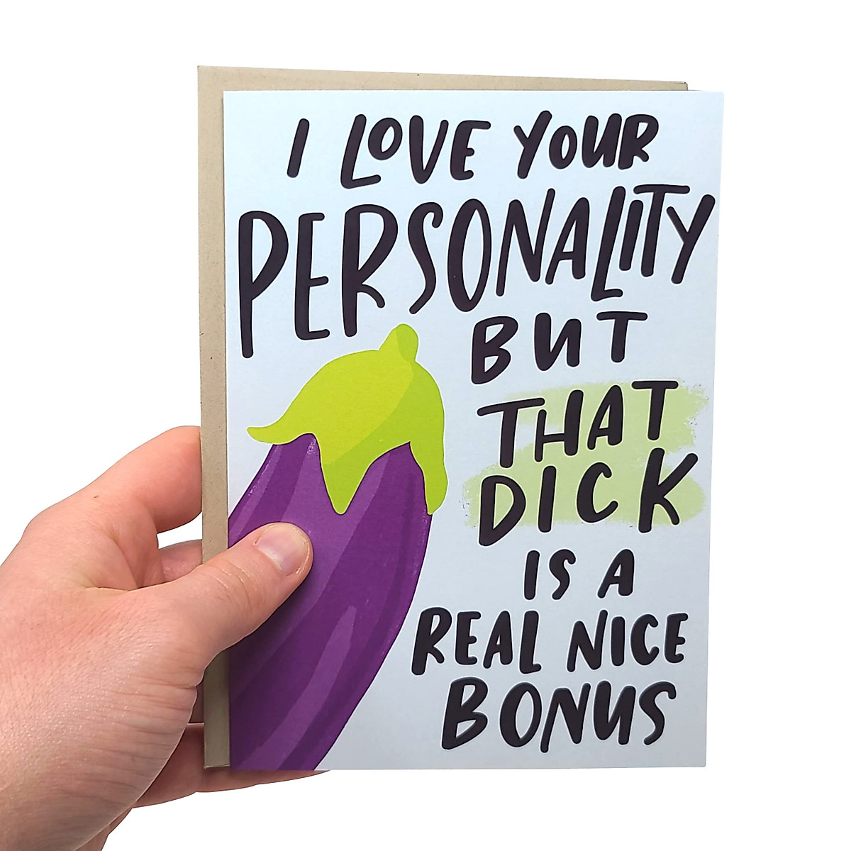 Sleazy Greetings Funny Valentines Day Cards For Him | Birthday Card For Men | Real Nice Bonus | Naughty Anniversary Cards For Husband