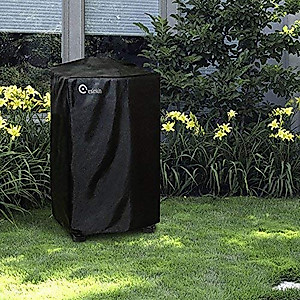 Esinkin 30-Inch Electric Smoker Cover for Masterbuilt Electric Smoker , Dust UV Durable Waterproof and Conveninet , Black