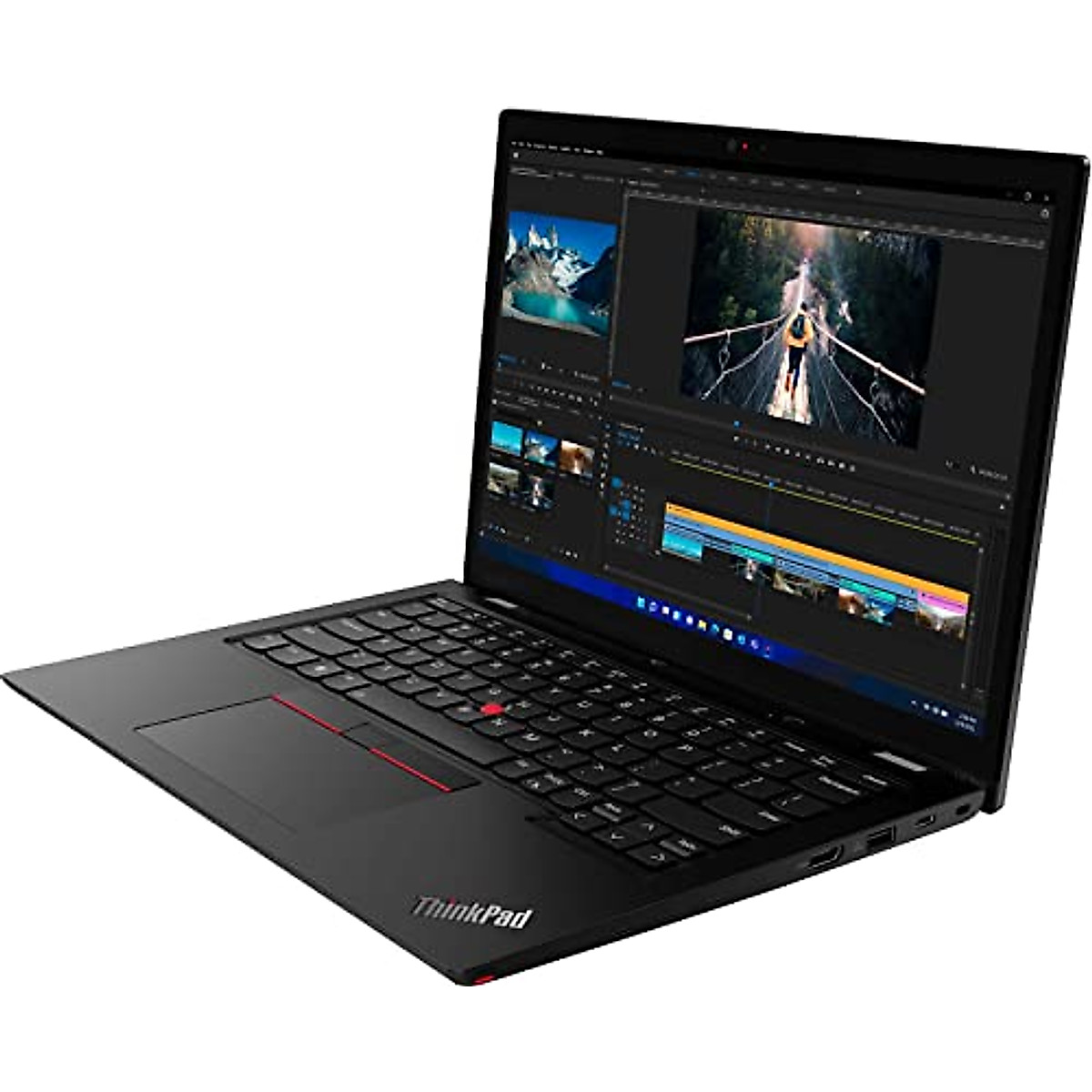 Lenovo Latest ThinkPad X13 Yoga Gen 3, i7-1255U, 13.3" 2K (2560x1600) IPS, Touchscreen, 16GB DDR4, 1TB SSD, Intel Iris Xe Graphics, Integrated Pen, Weigh 2.65 lbs, 1080p Camera, Win 11 Pro - Black