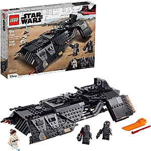 LEGO Star Wars: The Rise of Skywalker Knights of Ren Transport Ship 75284 Spacecraft Set, Features Knights of Ren and Rey Minifigures to Role-Play Star Wars Missions (595 Pieces)