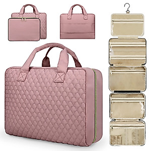 urophylla Detachable Travel Toiletry Bag for Women - Large Toiletry Bags for Traveling Women - Hanging Makeup Cosmetic Bag, Organizer for Travel Accessories Cruise Essential - Travel Size Toiletries