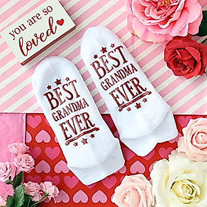 Lavley Funny Grandparent Socks - Gift For Grandmas & Expecting Grandparents (Mix 2 Pack) One Size