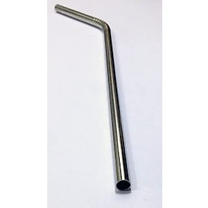 CocoStraw 10 Reusable Straws - Stainless Steel Drinking - Set of 10 + Cleaner - Eco Friendly, SAFE, NON-TOXIC non-plastic- CocoStraw Brand