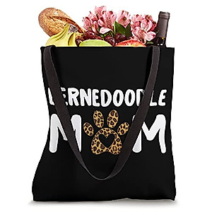 Bernedoodle Mom Mama Bernedoodle Lovers Owner Leopard Funny Tote Bag