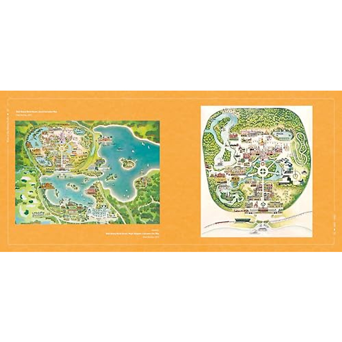 Maps of the Disney Parks: Charting 60 Years from California to Shanghai (Disney Editions Deluxe)