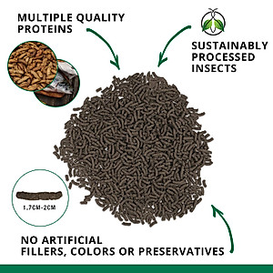 Fluval Bug Bites Turtle Food, Sticks for Medium to Large Sized Turtles, 3.74 lb., A6596, Brown