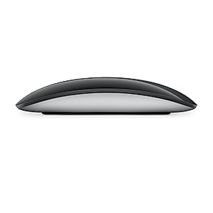 Apple Magic Mouse: Wireless, Bluetooth, Rechargeable. Works with Mac or iPad; Multi-Touch Surface - Black