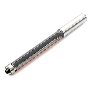 Flush Trim Router Bit 1/2 Shank by Sinoprotools, Extra Long Flush Trim Bit Cutting Length 3", Carbide Top Bearing Router Bit, Trim Router Bits, Flush Cut Router Bit, for Woodworking