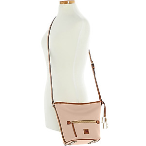 Dooney & Bourke Handbag, Pebble Grain Zip Sac Shoulder Bag - Blush