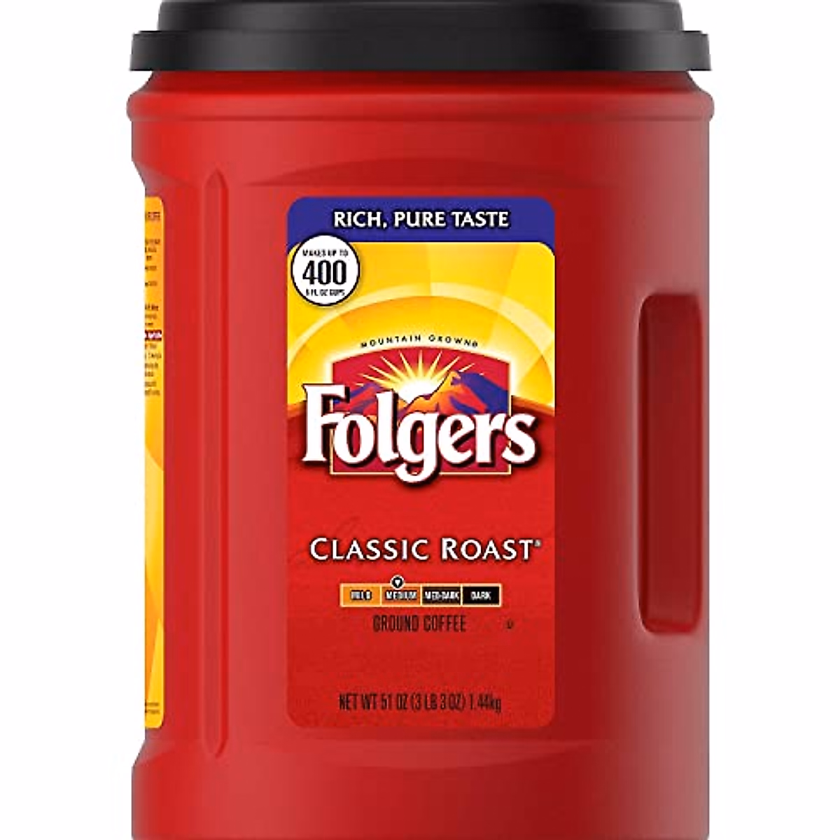 Folgers Coffee, Classic(Medium) Roast, 51 Ounce