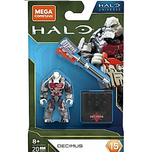 Mega Construx Halo Heroes Series 15 Complete Set of 5 Buildable Action Figures