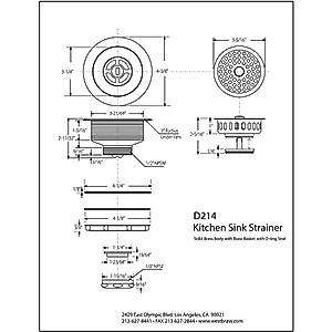Westbrass CO140-12 Develosah 9" 2-Handle Hot and Cold Water Dispenser Faucet Kit with Filter, Kitchen Sink Strainer & Disposal Trim Set, Oil Rubbed Bronze