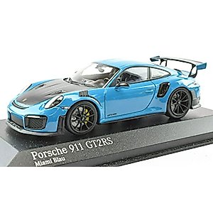 Minichamps x Premium Hobbies 911 991.2 Miami Blue GT2 RS 1:43 Diecast Car 413067240