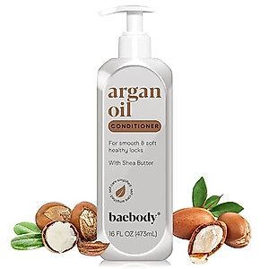 Baebody Argan Oil Conditioner for Damaged Hair, Nourishing Hair Conditioner for Women and Men, Moroccan Oil Conditioner for Hydrating Dry Hair, Sulfate-Free & Paraben-Free, 16 fl oz