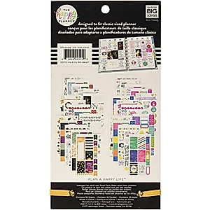 me & my BIG ideas Sticker Value Pack - The Happy Planner Scrapbooking Supplies - All in A Season Theme - Multi-Color & Gold Foil - Great for Projects & Albums - 30 Sheets, 876 Stickers Total