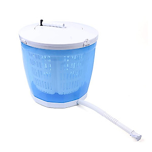 Gagalayong Portable Washer Spin Dryer Washing Machine，Mini Travel Outdoor Dryer with Rotating Rocker Arm，Compact Washer Spin Dryer For Household &Apartment &Dormitory &RVs（Blue）