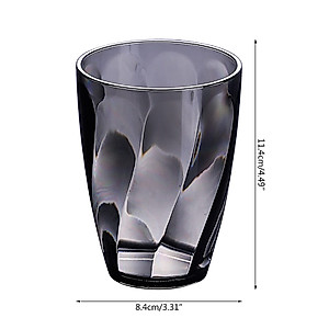 cici store Acrylic Drinking Glasses Unbreakable Plastic Wine Champagne Glasses Shatterproof Water Tumblers Drinking Cup for Bar shatterproof tumblers drinking glasses