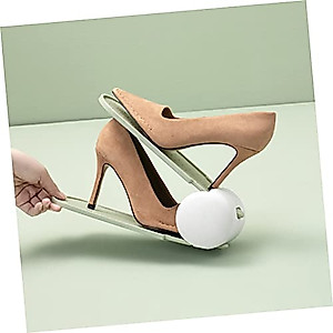 SOLUSTRE Shoe Rack Shoe Storage Rack Stackable Shoe Storage Shoe Slots Space Saver Closet Shoe Organizer Stackable Shoe Slots Shoes Organize Shoes Holder Shoes Storage Rack Pp Simple 4pcs