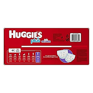 Huggies Little Movers Plus Diapers, Size 6 (116-Count)