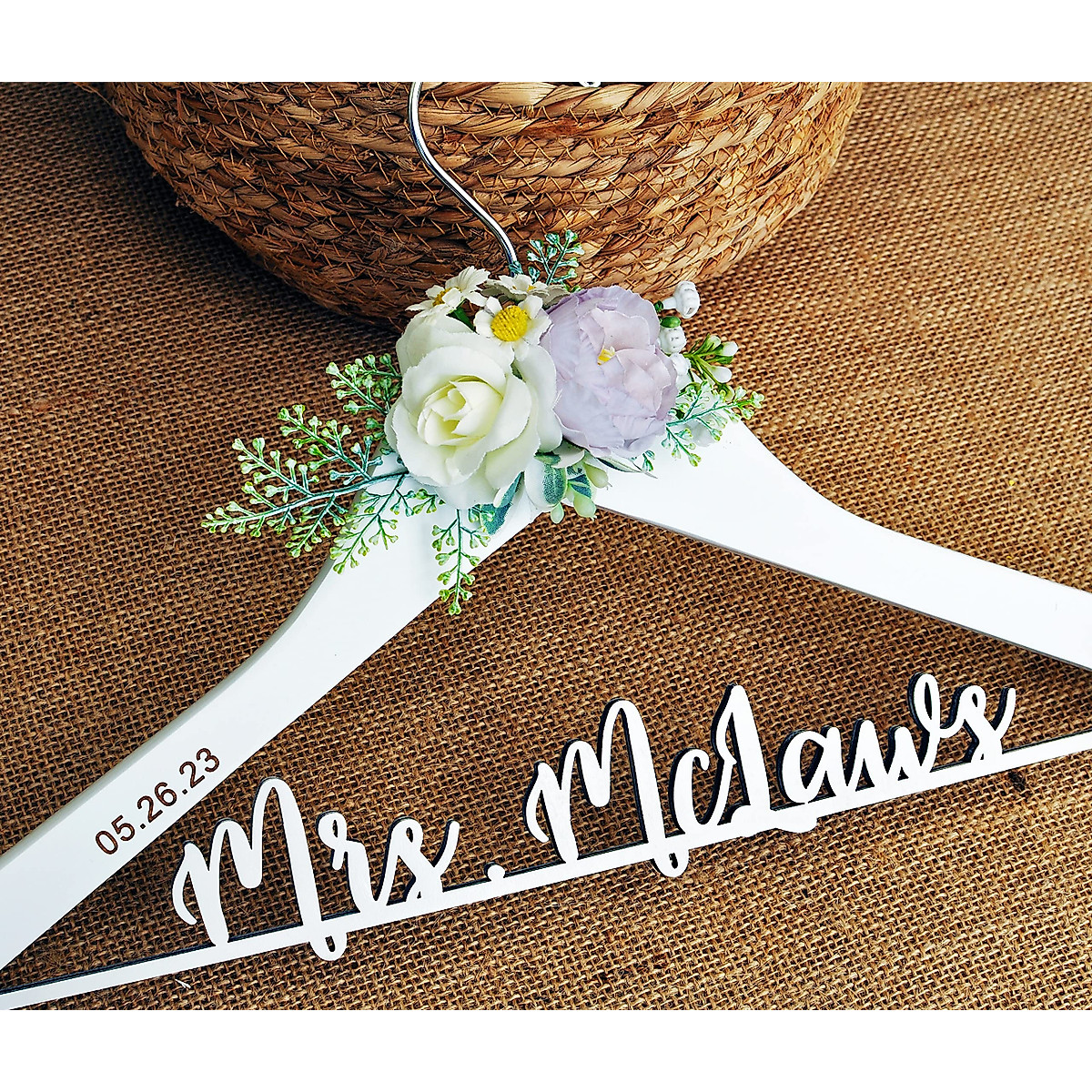 Bride Hanger, Wedding Hanger, Wedding Gift, Personalized Bride Hanger, Honor Maid, Bridesmaid, Doctor, Graduation Dress Hanger