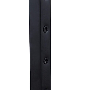 Stand Up Desk Store Height Adjustable Single Column Rolling Standing Desk Laptop Stand - Black