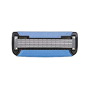 Amazon Basics 5-Blade Razor Refills for Men with Dual Lubrication and Precision Beard Trimmer, 12 Cartridges (Fits Amazon Basics Razor Handles only) (Previously Solimo)