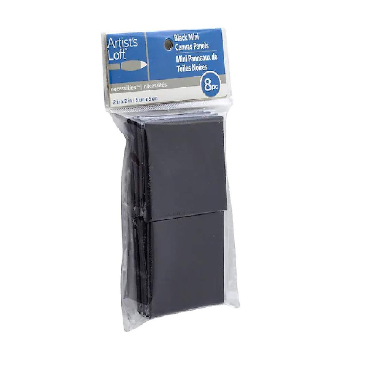 Necessities 2" x 2" Mini Canvas Panels 8ct. by Artist's Loft (Black)