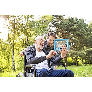 whimsyyy Moving Sand Art Liquid Motion Bubbler Flowing Sand Art Picture Desktop Sensory Calming Fidget Toy Voted Best Gift!(Ocean Heart) (Purple)