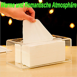 Square Clear Acrylic Tissue Box, Box Covers Rectangular, Bathroom Facial Napkin Box Holders, Table Clear Dryer Sheet Dispenser for Bathroom, Kitchen and Cars