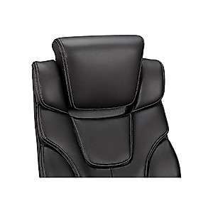 Staples 937975 Baird Bonded Leather Managers Chair Black